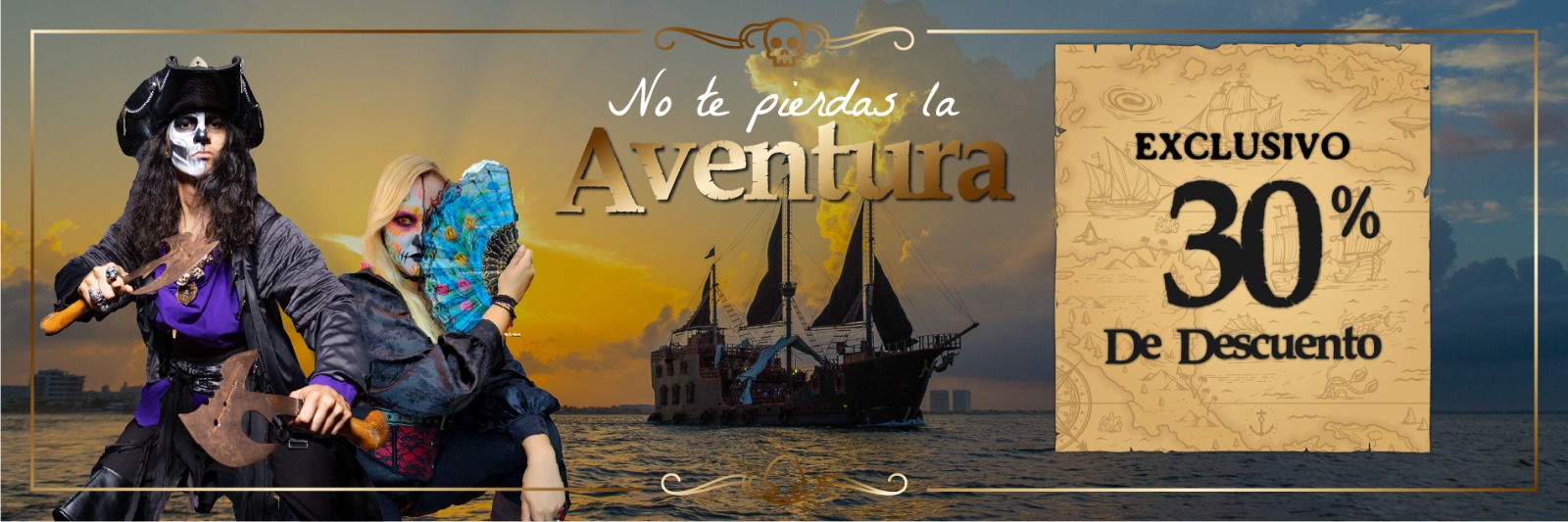 Jolly Roger Barco Pirata | Cena y Show en Cancún